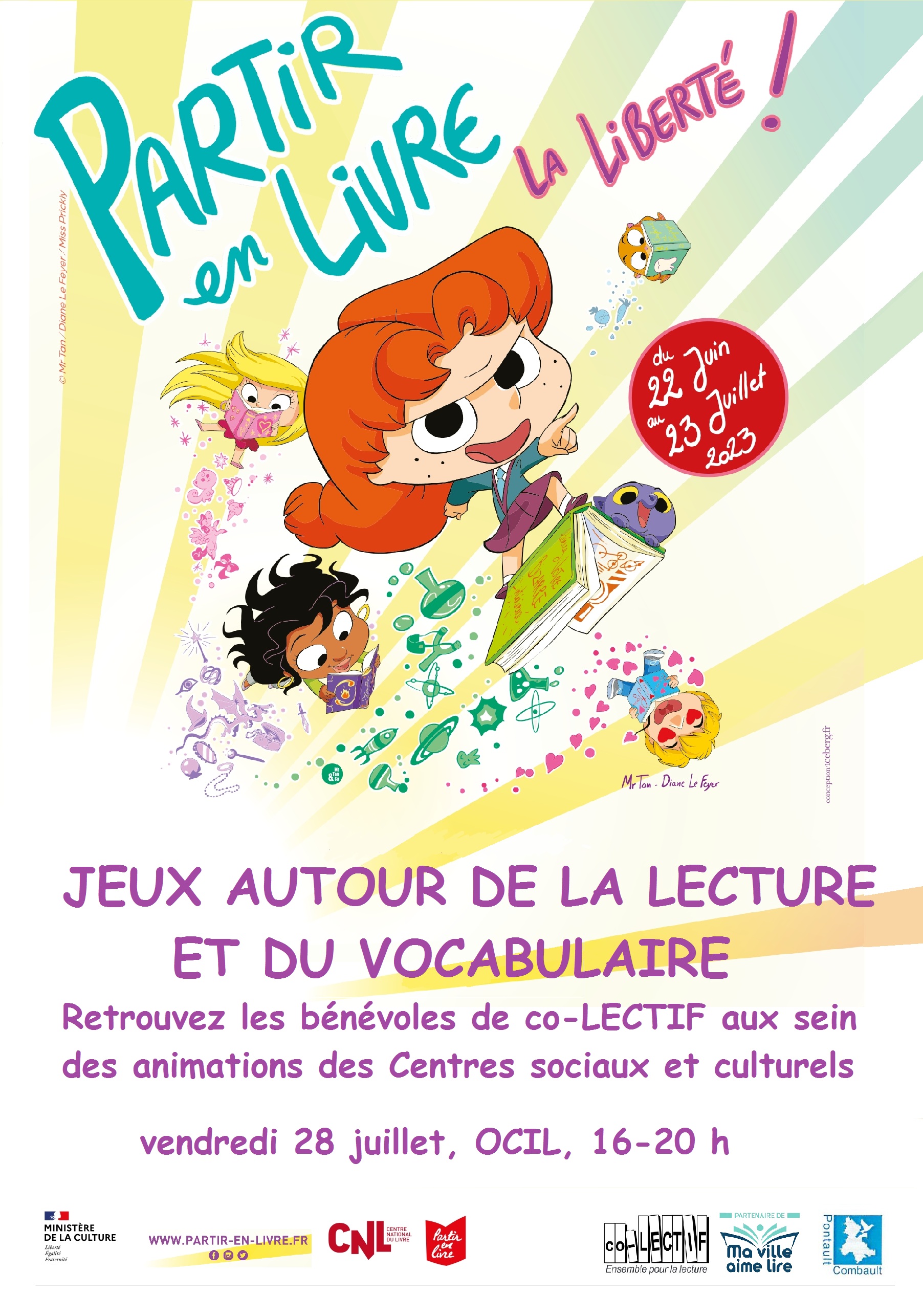 Jeux autour des livres, de la lecture et du vocabulaire | Partir en Livre