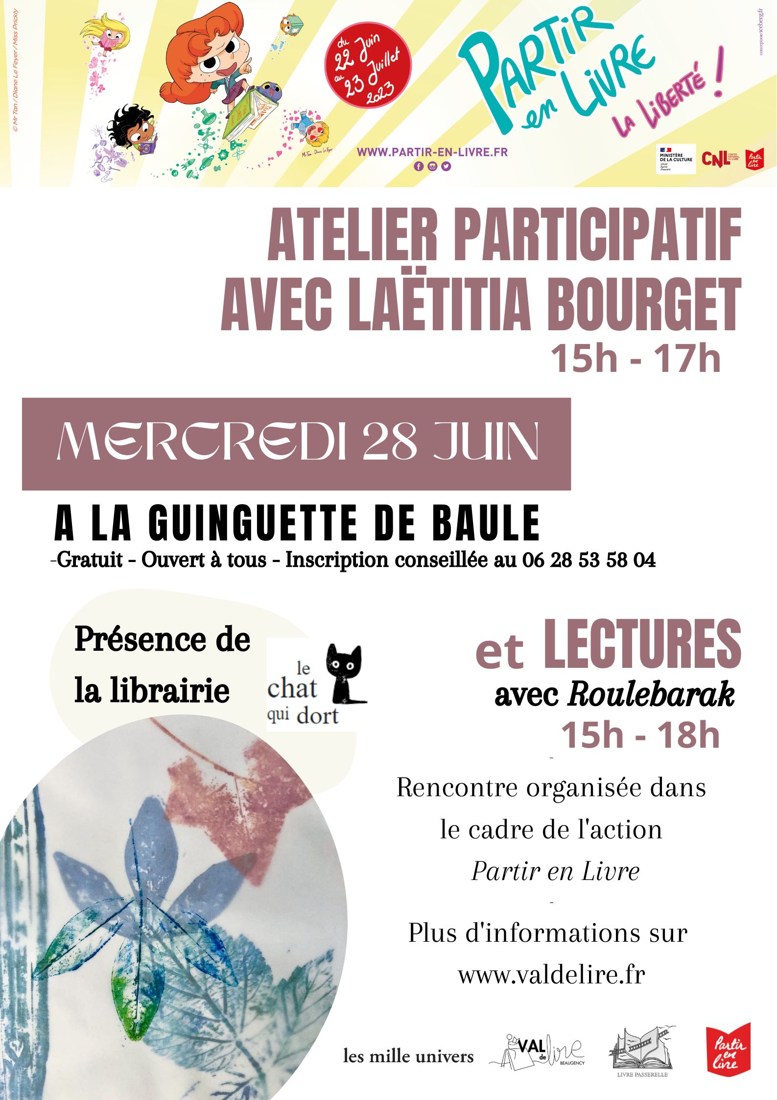 Atelier participatif avec Laëtitia Bourget | Partir en Livre