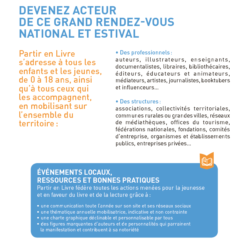 Partir en Livre : Pour qui ? Par qui ? Comment participer ? | Partir en ...