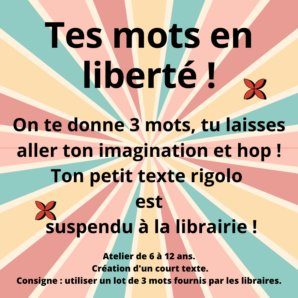 Tes mots en liberté ! | Partir en Livre