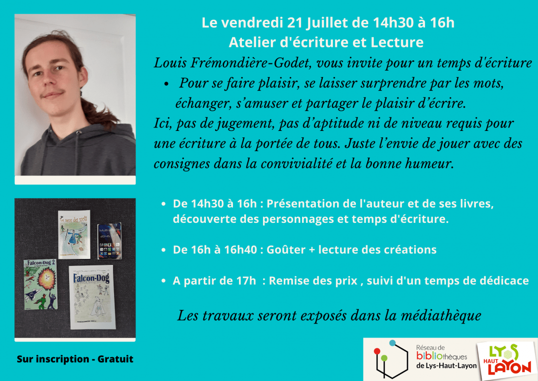 Atelier d'écriture et lectures | Partir en Livre