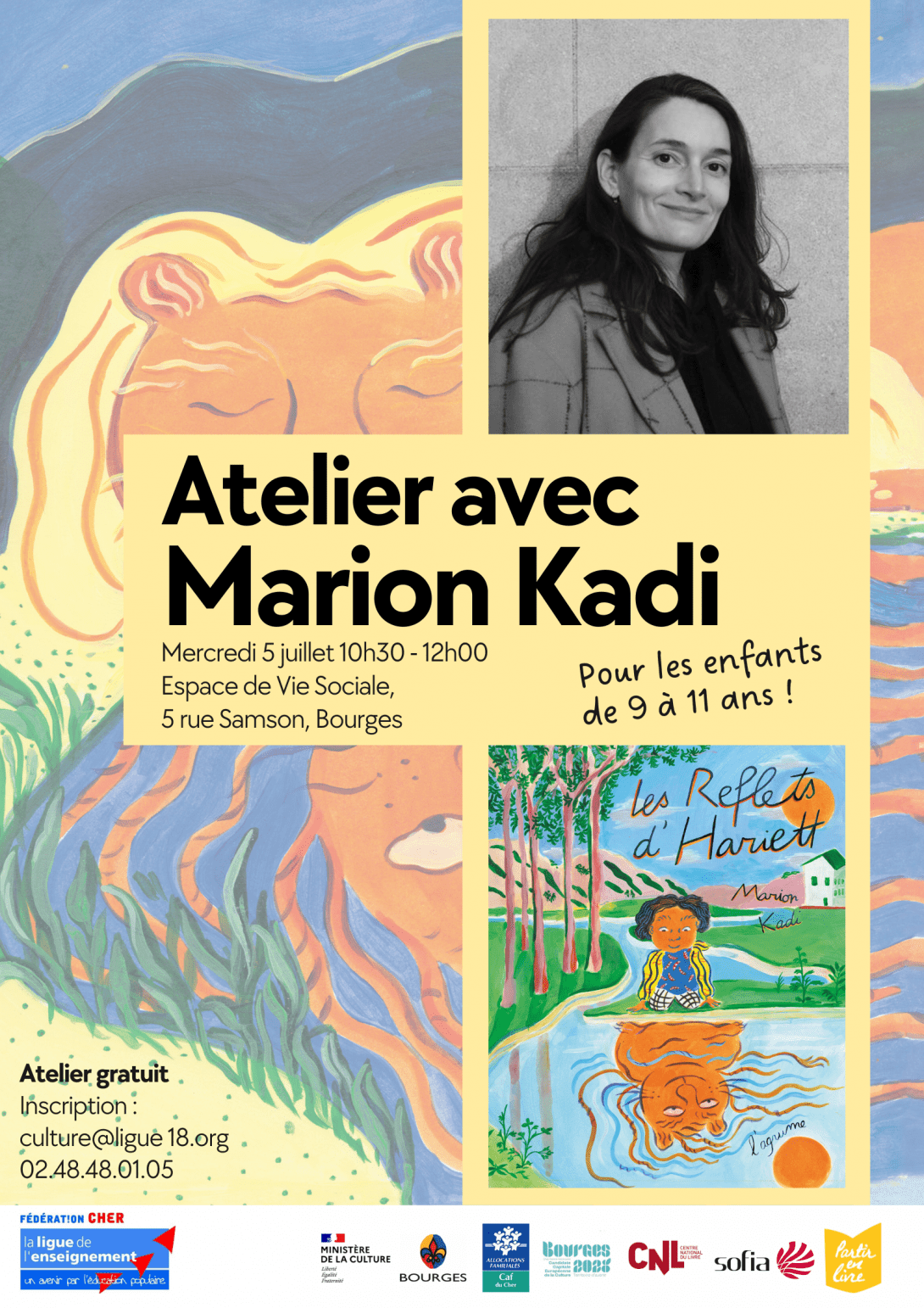 Temps forts avec l'autrice et illustratrice Marion Kadi | Partir en Livre